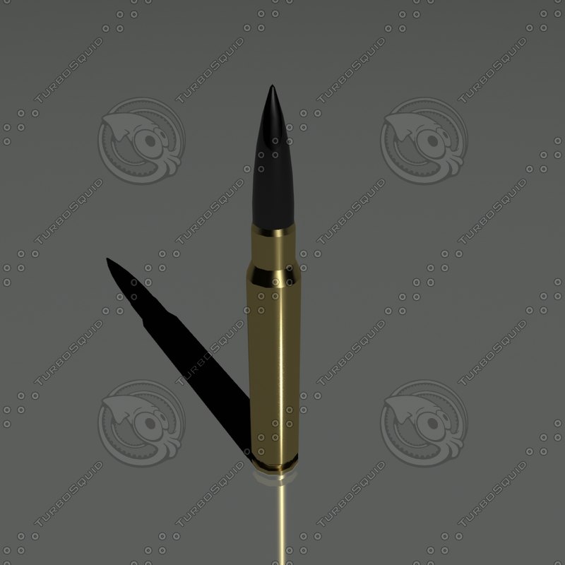 7.92x57mm-alemão-Patrone-SmKH Modelo 3D - TurboSquid 619478