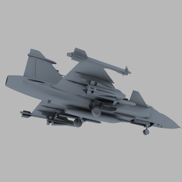 Saab JAS 39 Gripen 3D Models for Download | TurboSquid