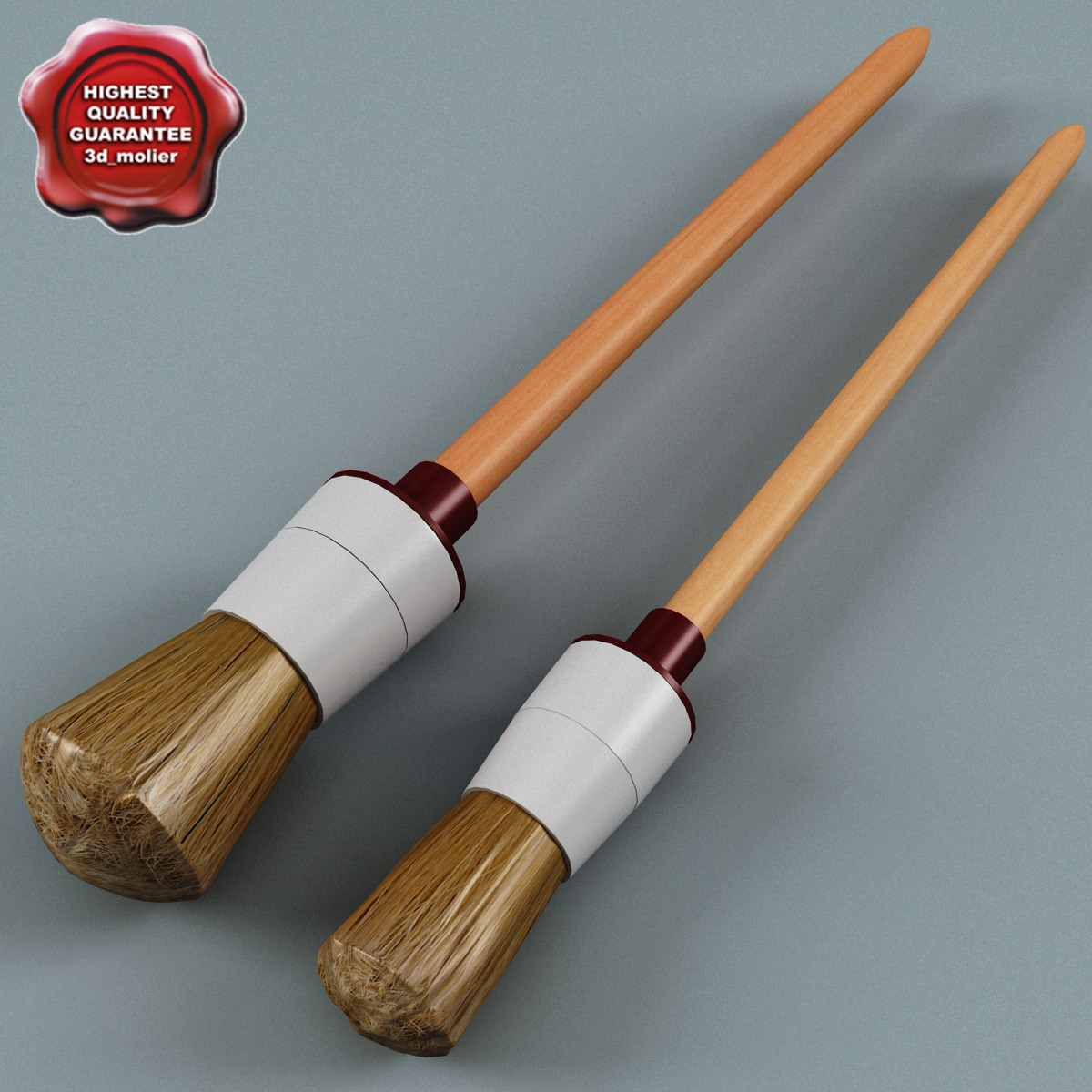 paint brushes v3 3d model