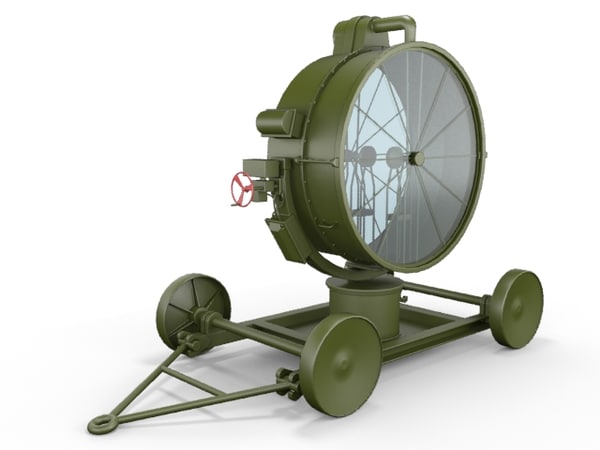 c4d military searchlight