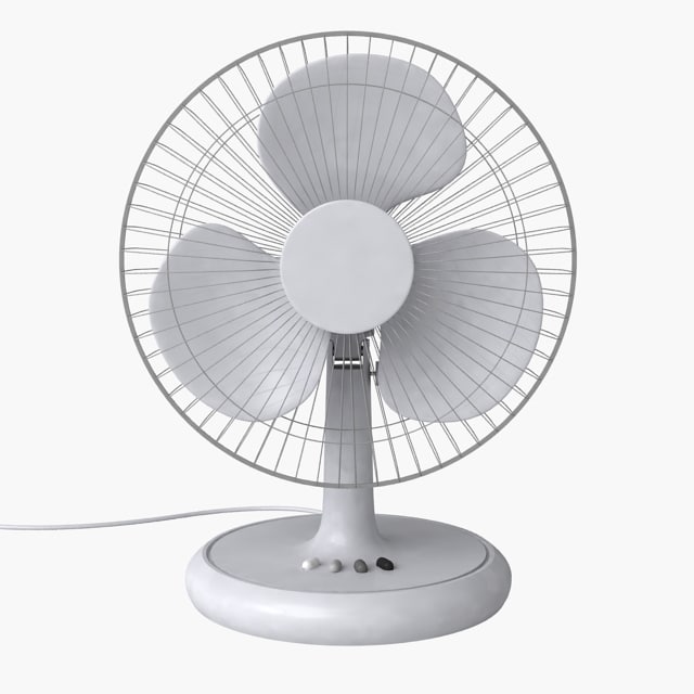3d standing fan model