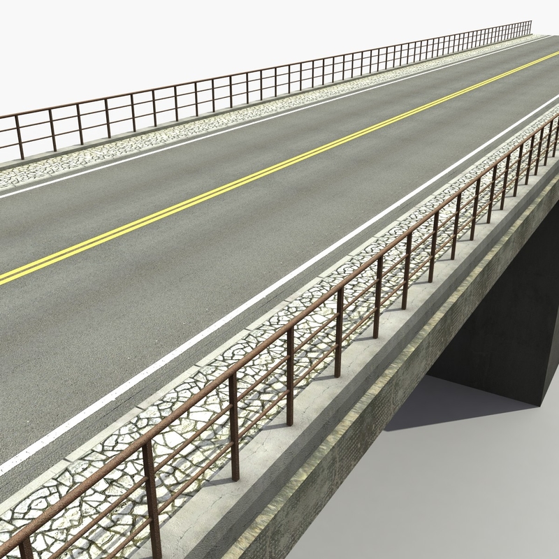 3d model overpass bridge