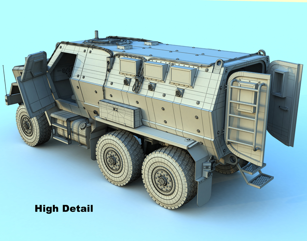 Caiman v2 mrap vehicle Modelo 3D - TurboSquid 612101