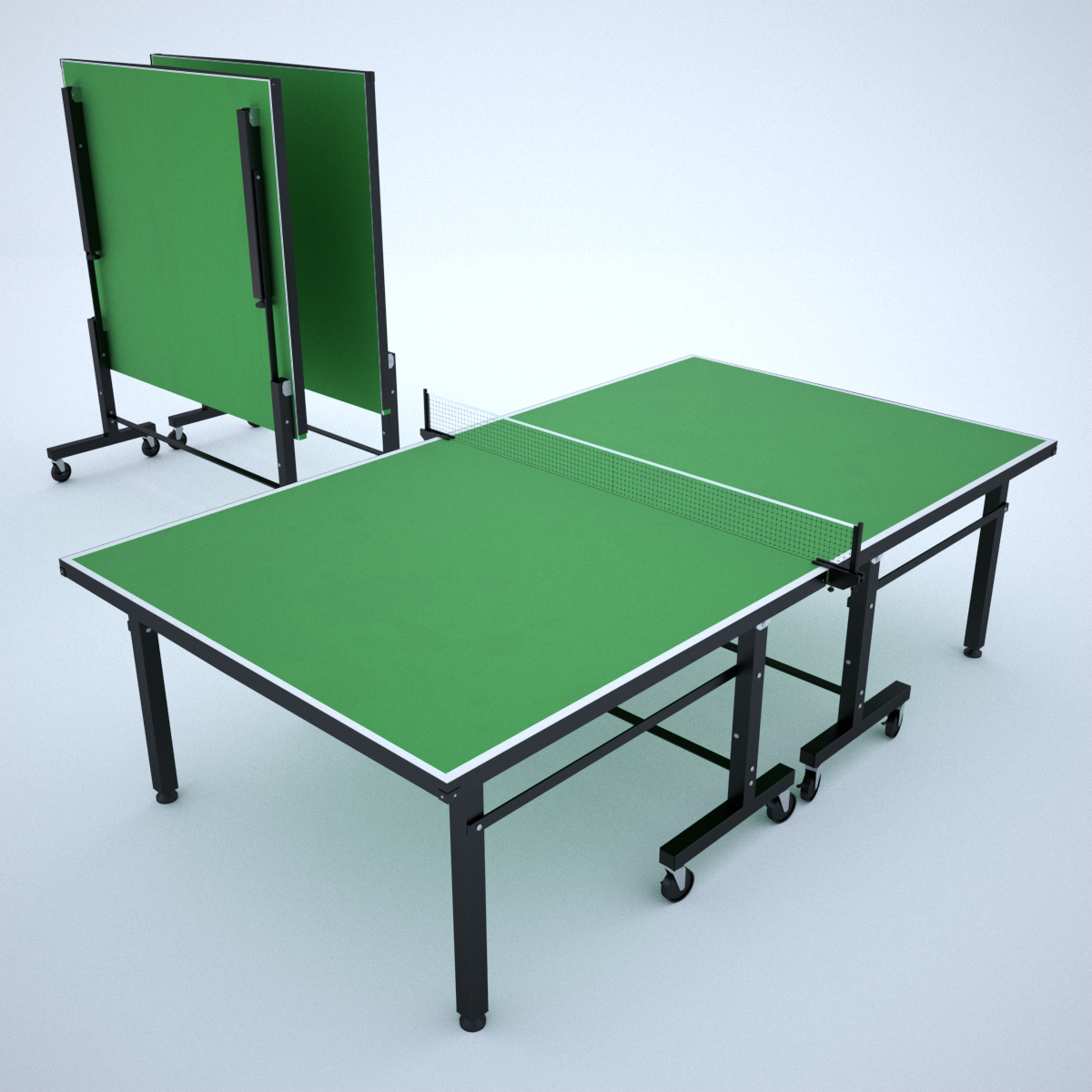 3d ping pong table pool model