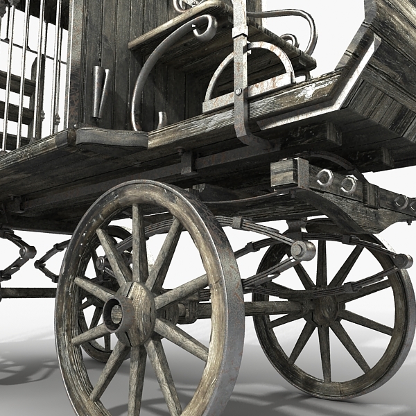 prisoner carriage 3d max