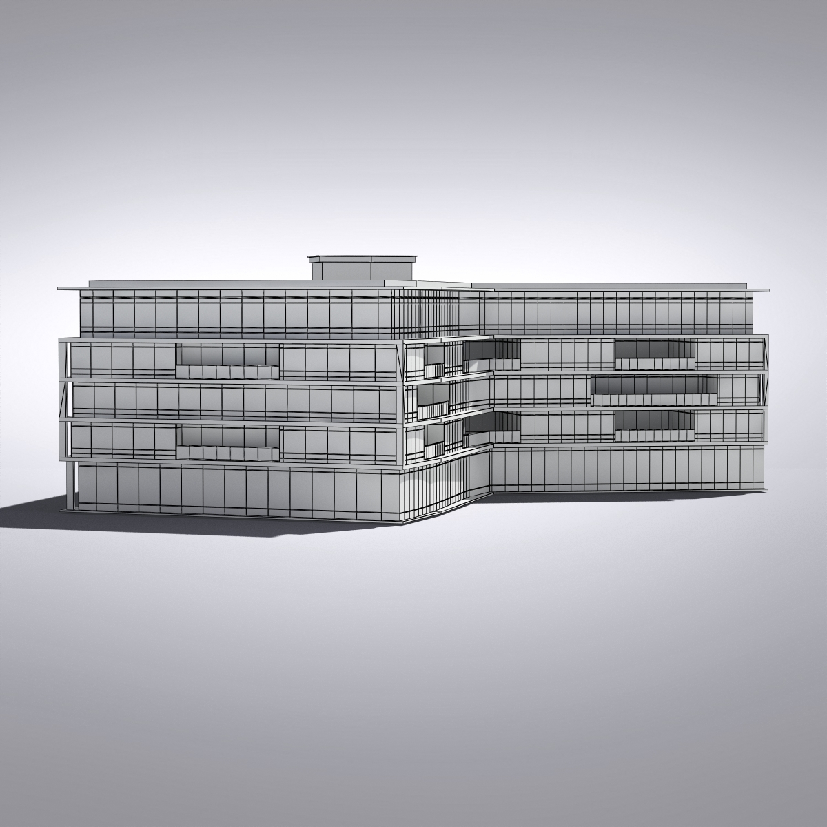 modern generic building max