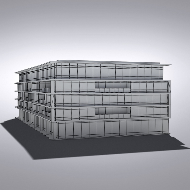modern generic building max