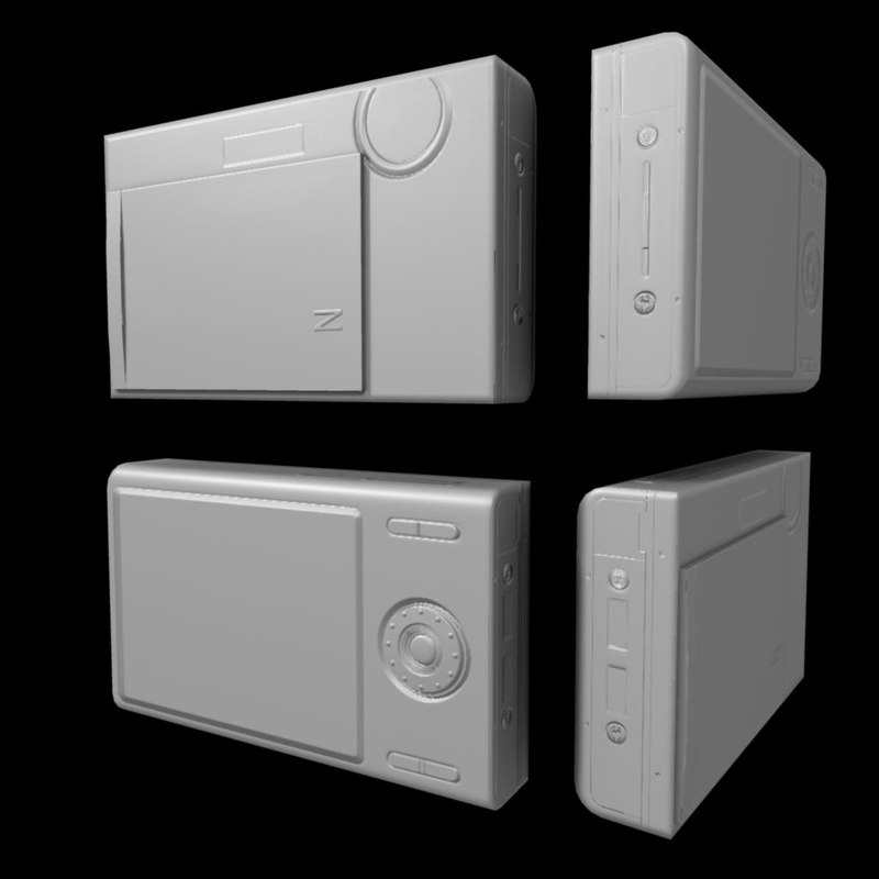 camera normal 3d model