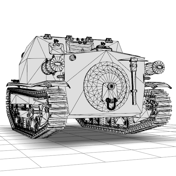l3 33 tank 3d max