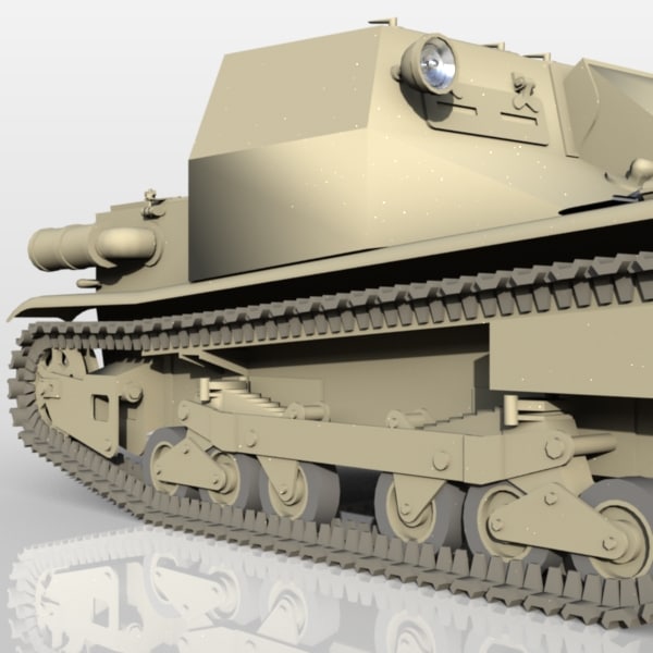 l3 33 tank 3d max