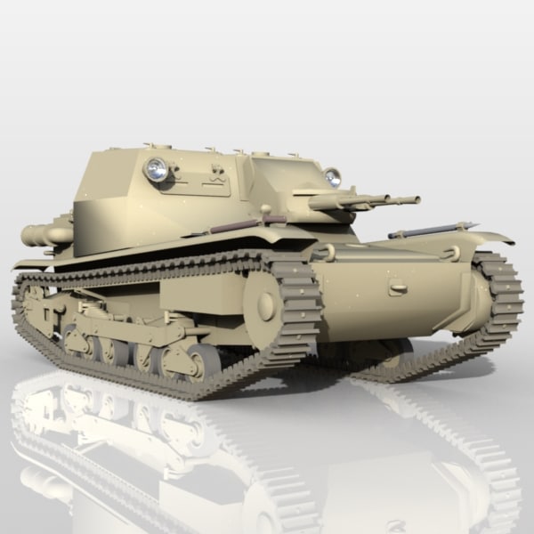 l3 33 tank 3d max