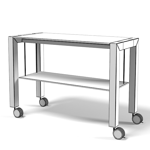 kristalia sushi service 3d model