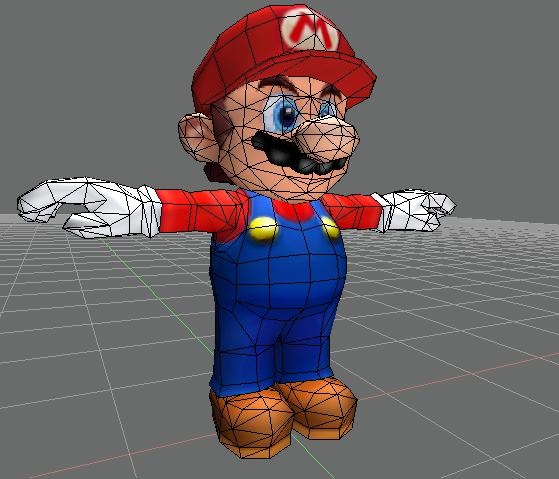 free mario bros 3d model