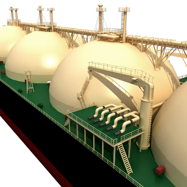 3d tankers set lng model