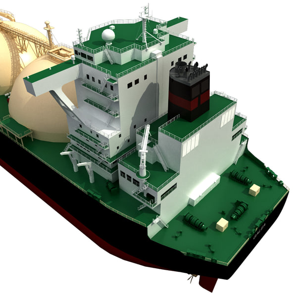 3d tankers set lng model