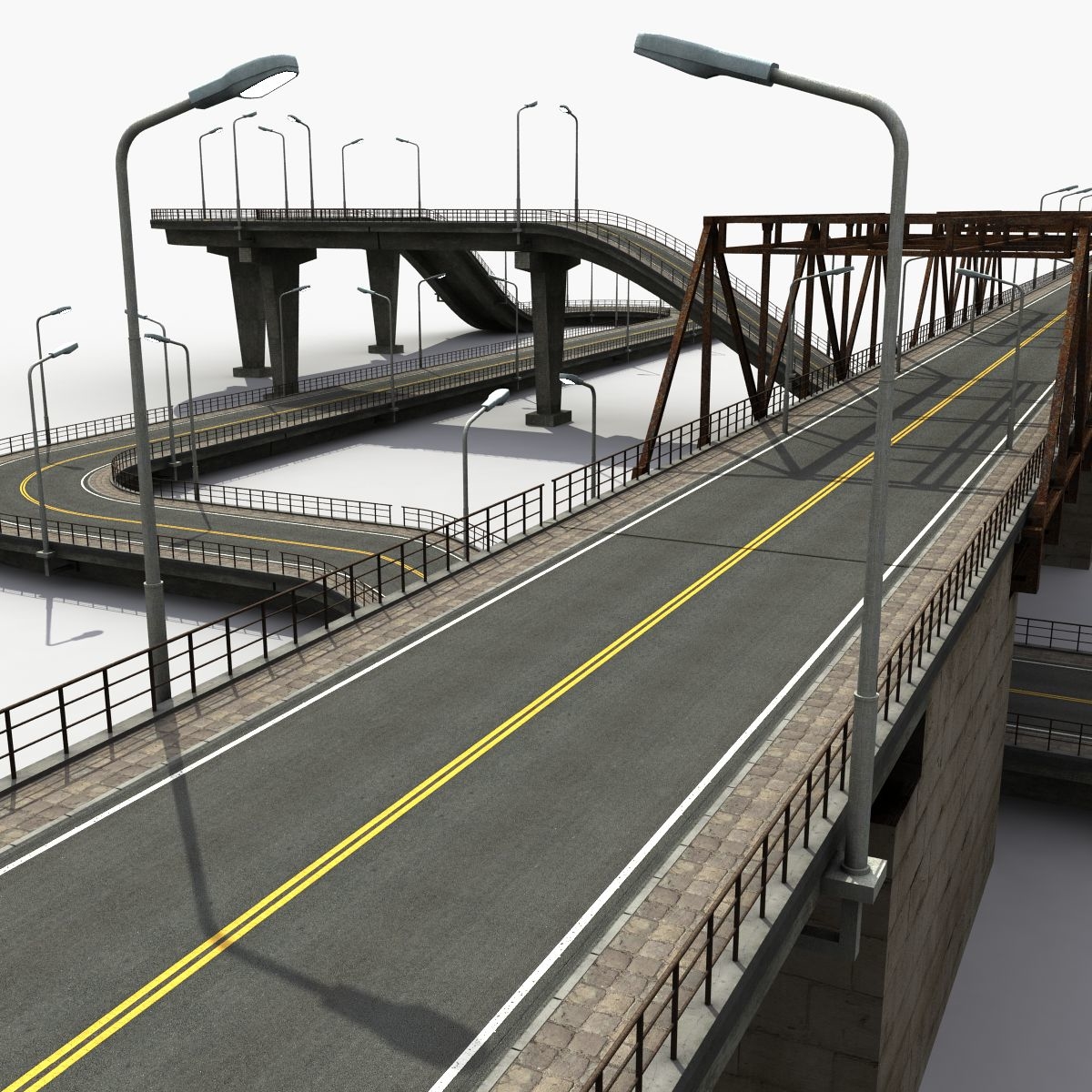 bridges 3 3d obj