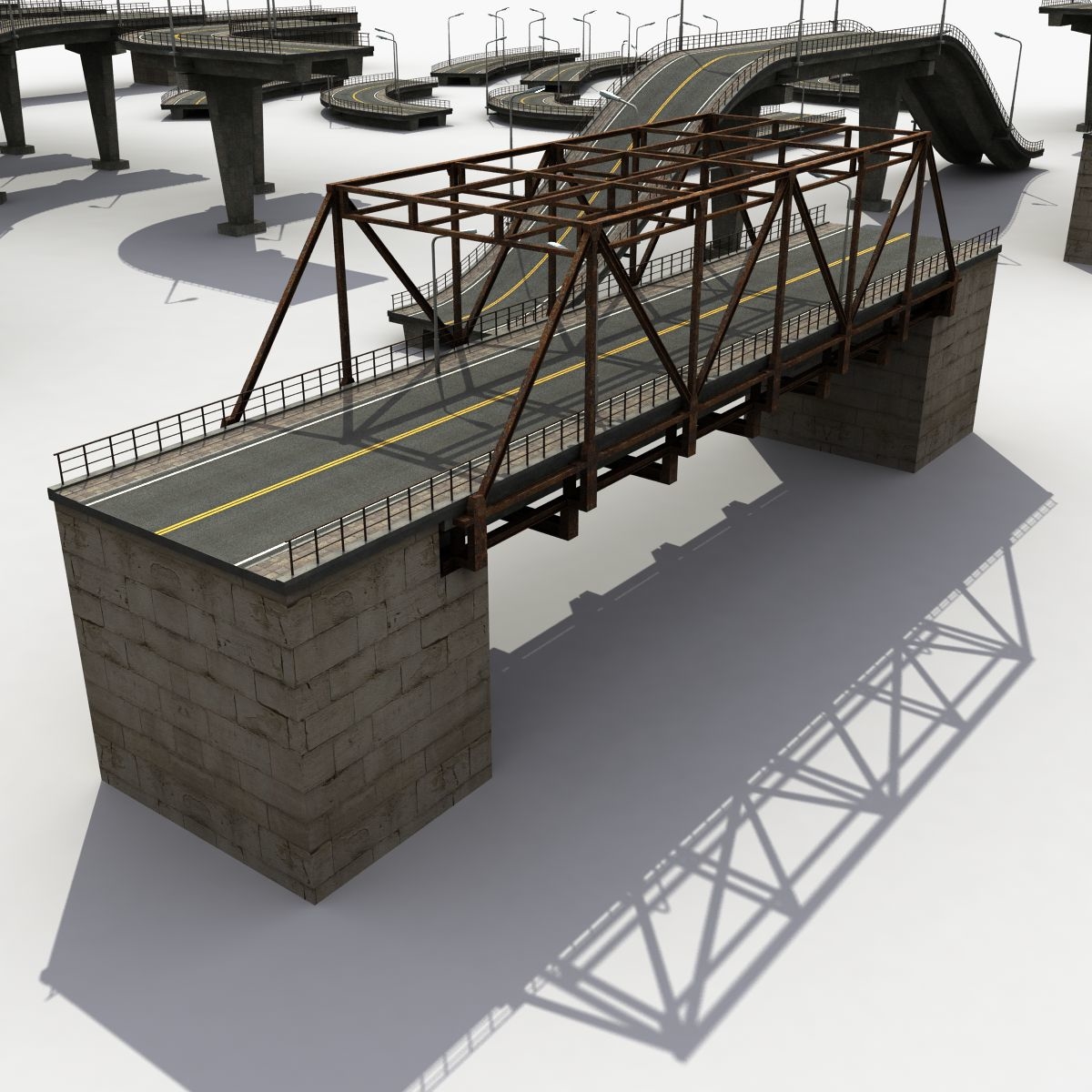 bridges 3 3d obj