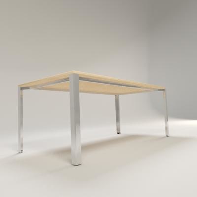 free dining table 3d model