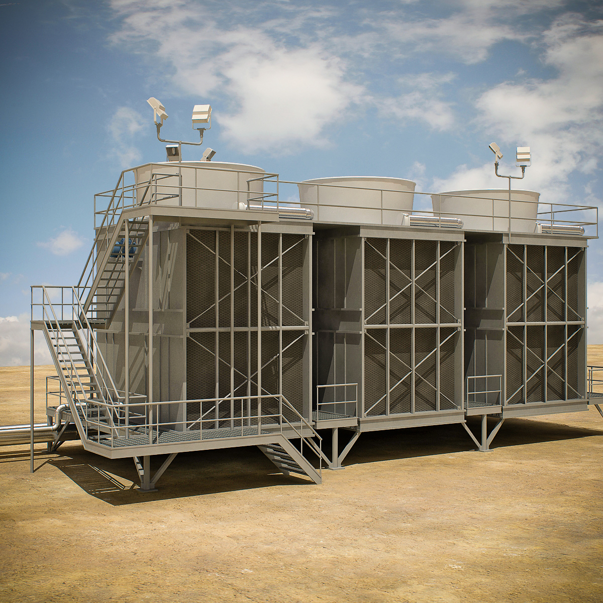 air roof unit 3d max