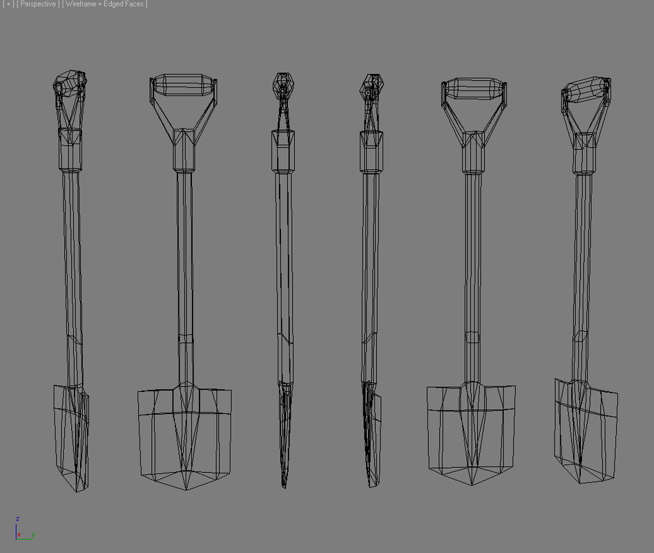 army shovel 3d model