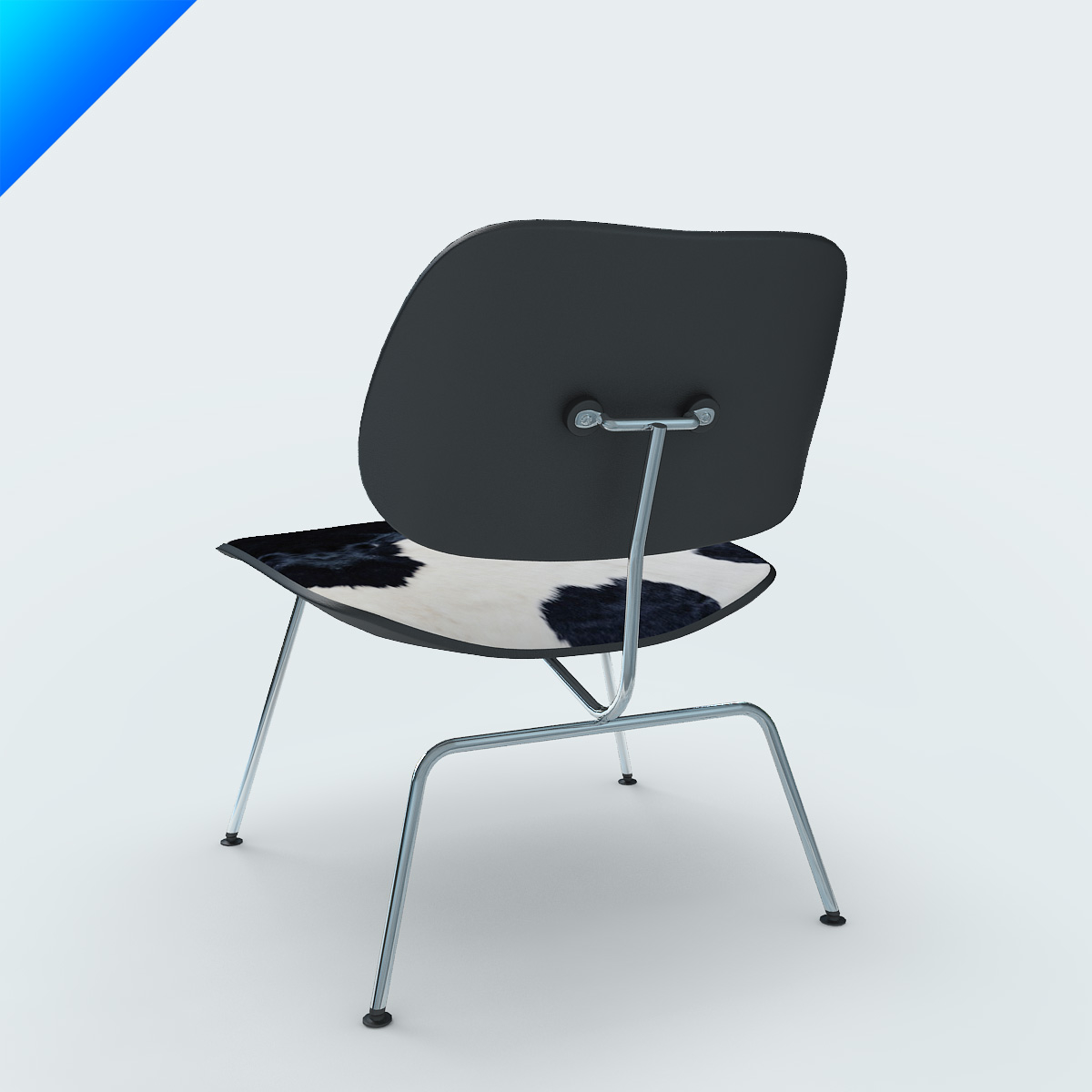 3d chairs eames plywood lcm model