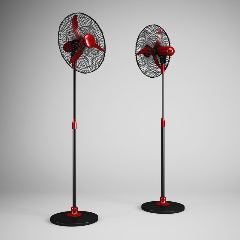 floor standing fan 02 3d model