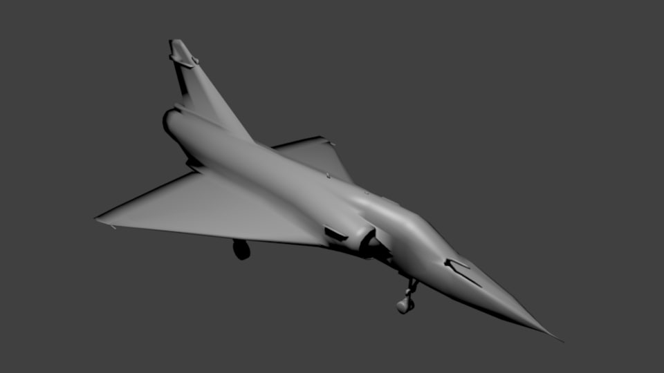 3d model mirage 2000