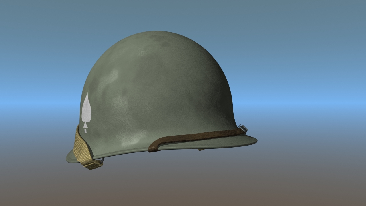 3d model m1 helmet
