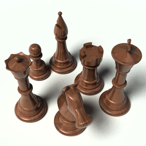 3d model chess pieces