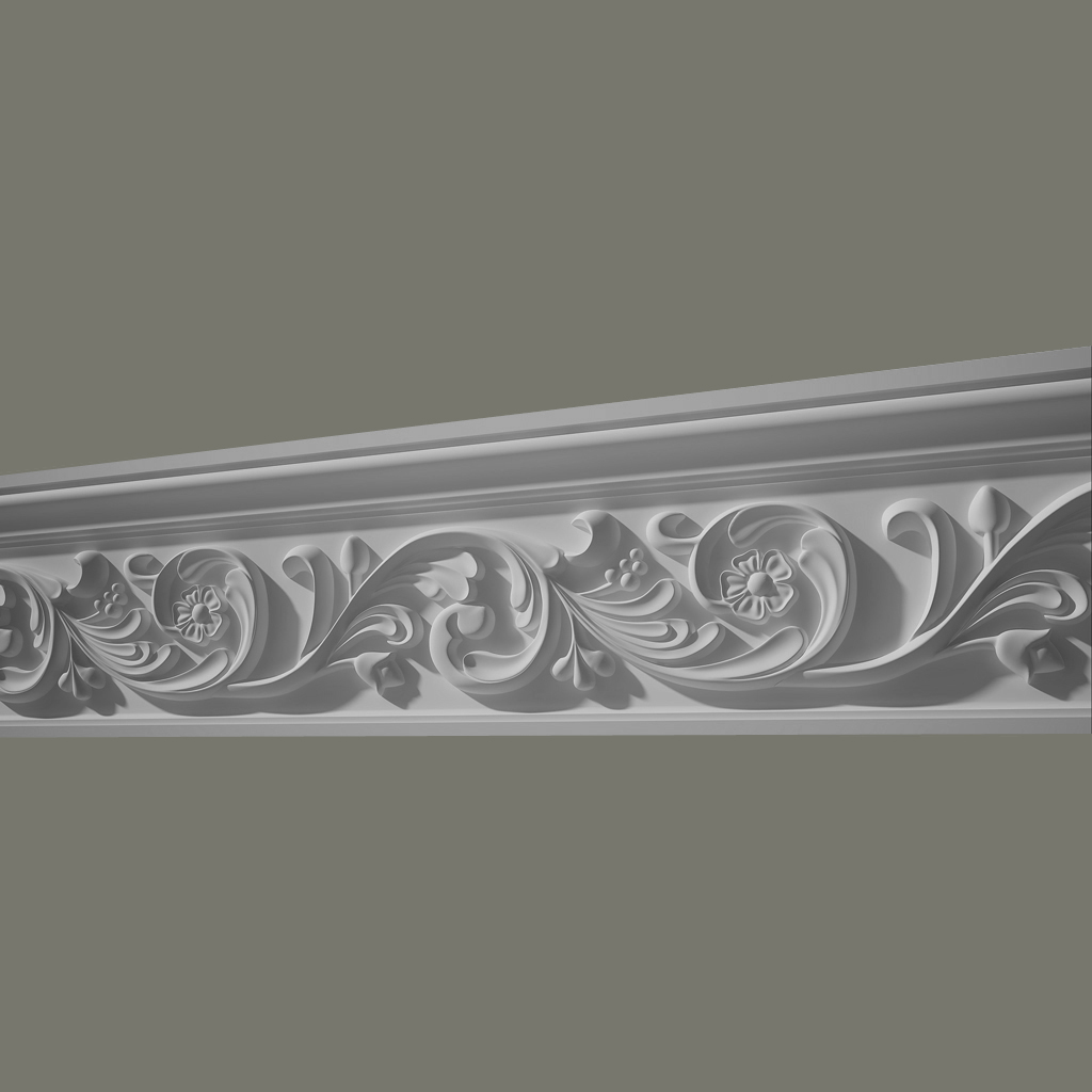 3d model decorate cornice ornament