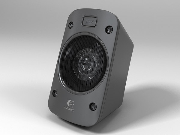 logitech surround speakers z906 3d model