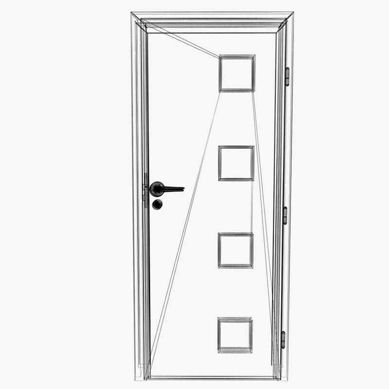 3d model door 14