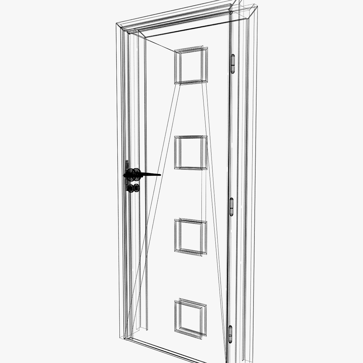 3d model door 14