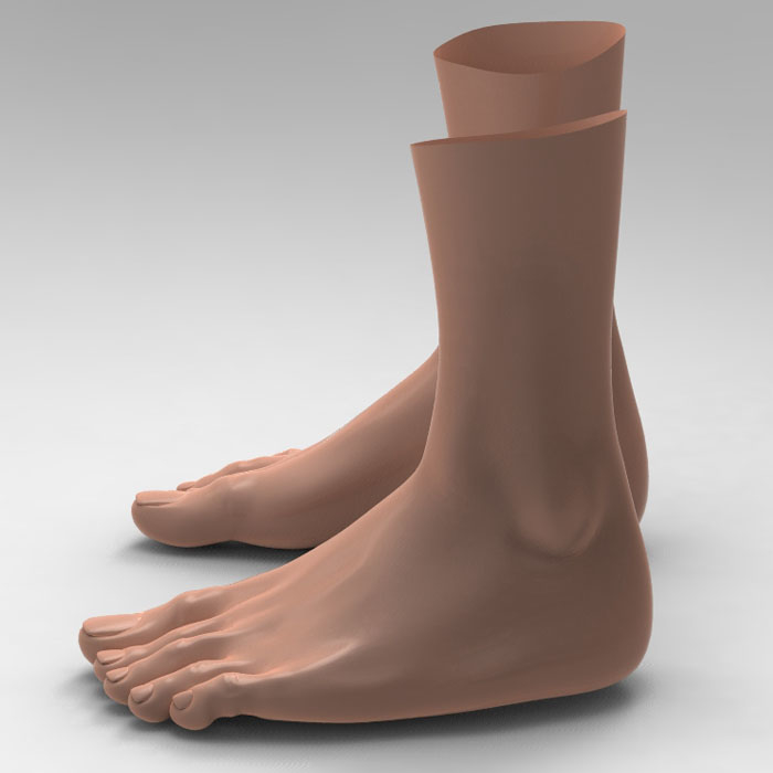 female feet 3d 3ds