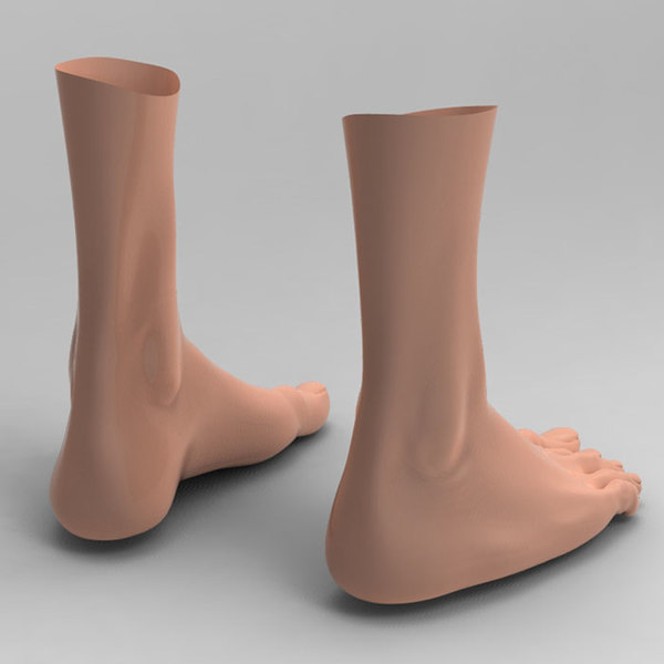 female feet 3d 3ds