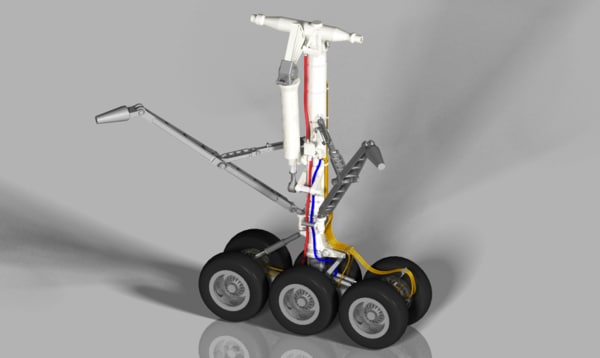 3d model landing gear