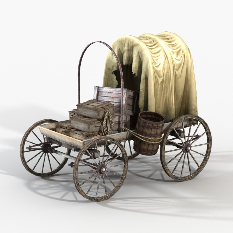 3d port cart model