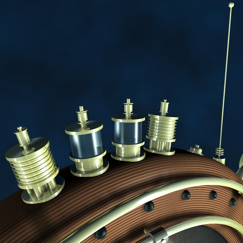 steampunk portal 3d c4d