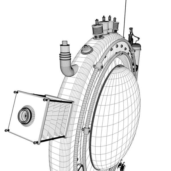 steampunk portal 3d c4d