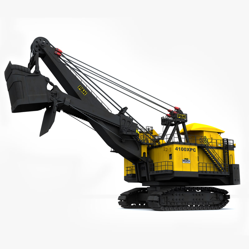 3d model p h 4100xpc mining