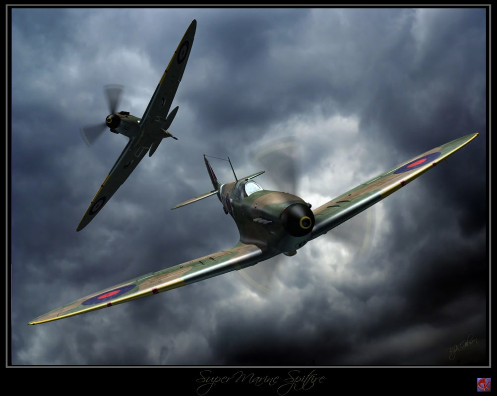 3D модель Spitfire MkVb - TurboSquid 622226