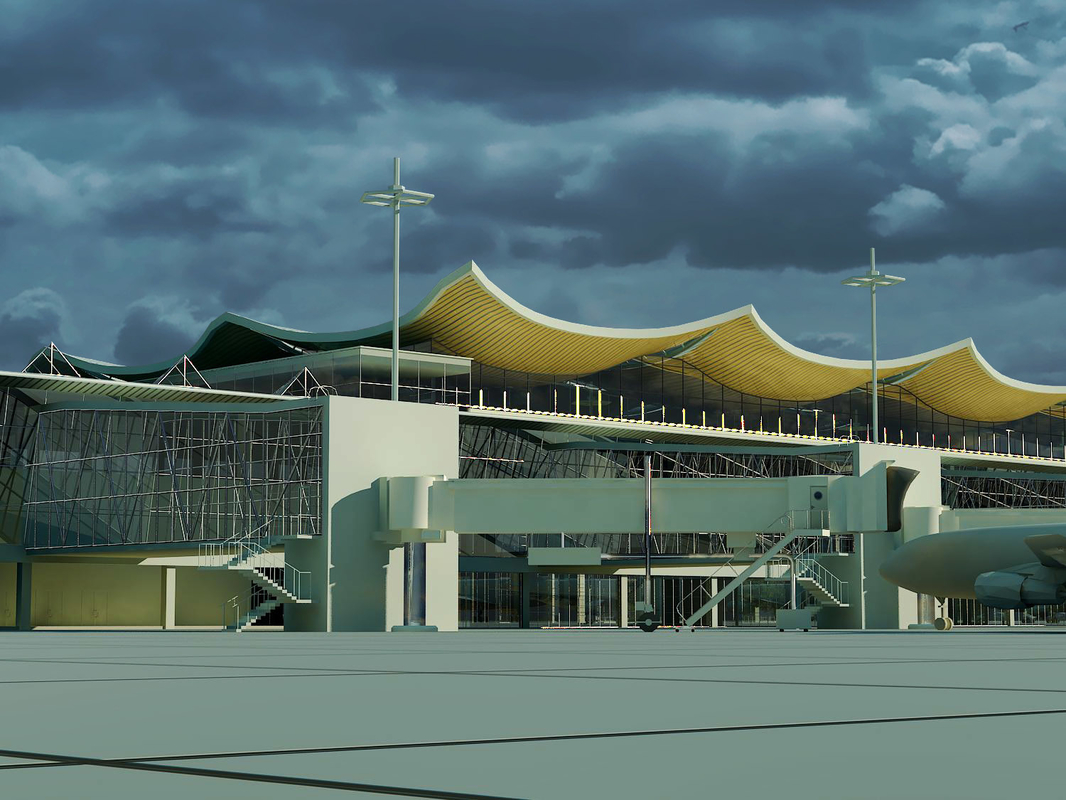 3d model airport