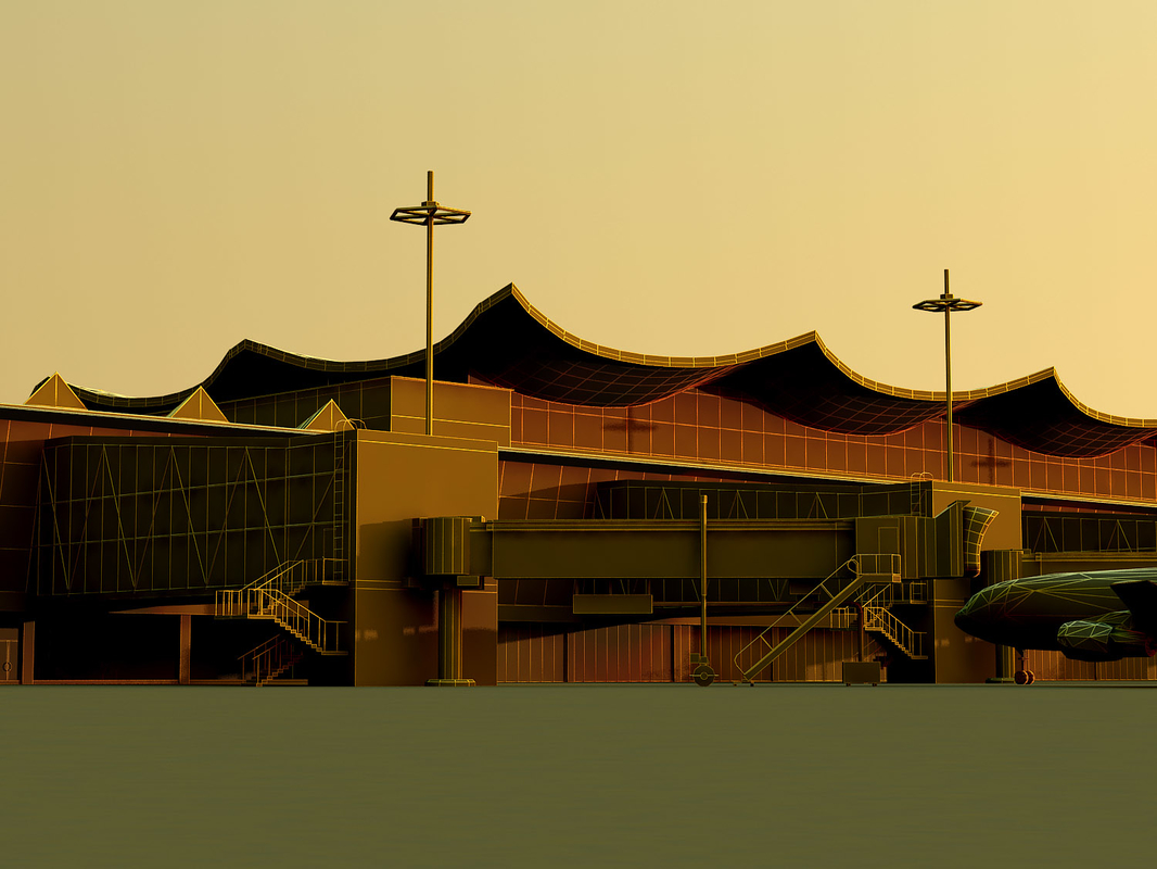 3d model airport