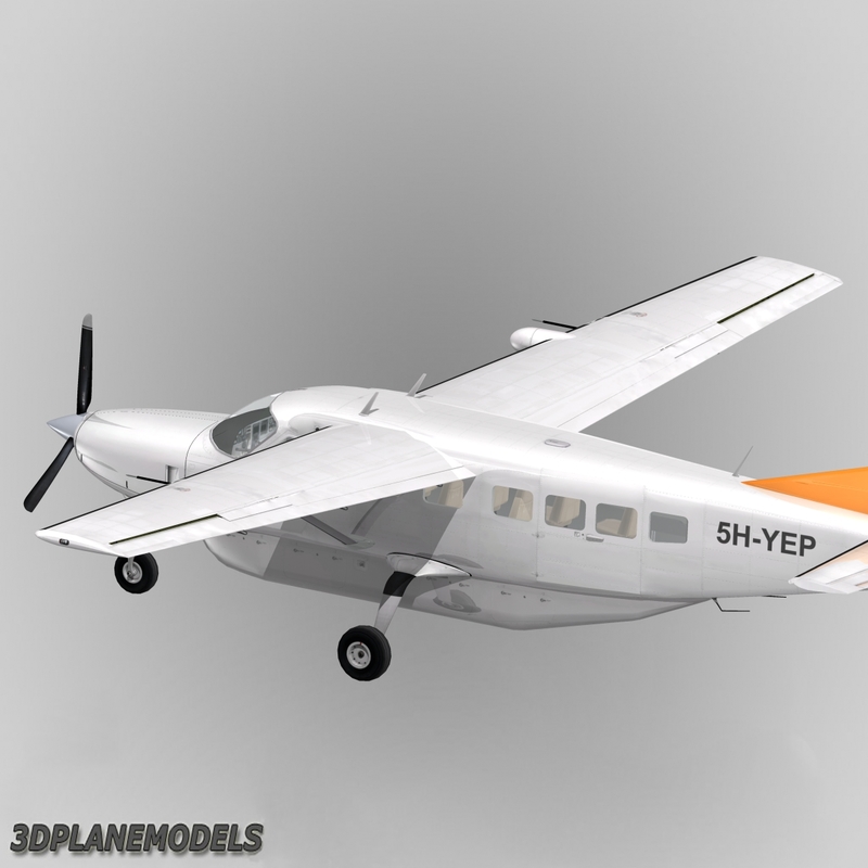 3d model cessna 208 caravan grand