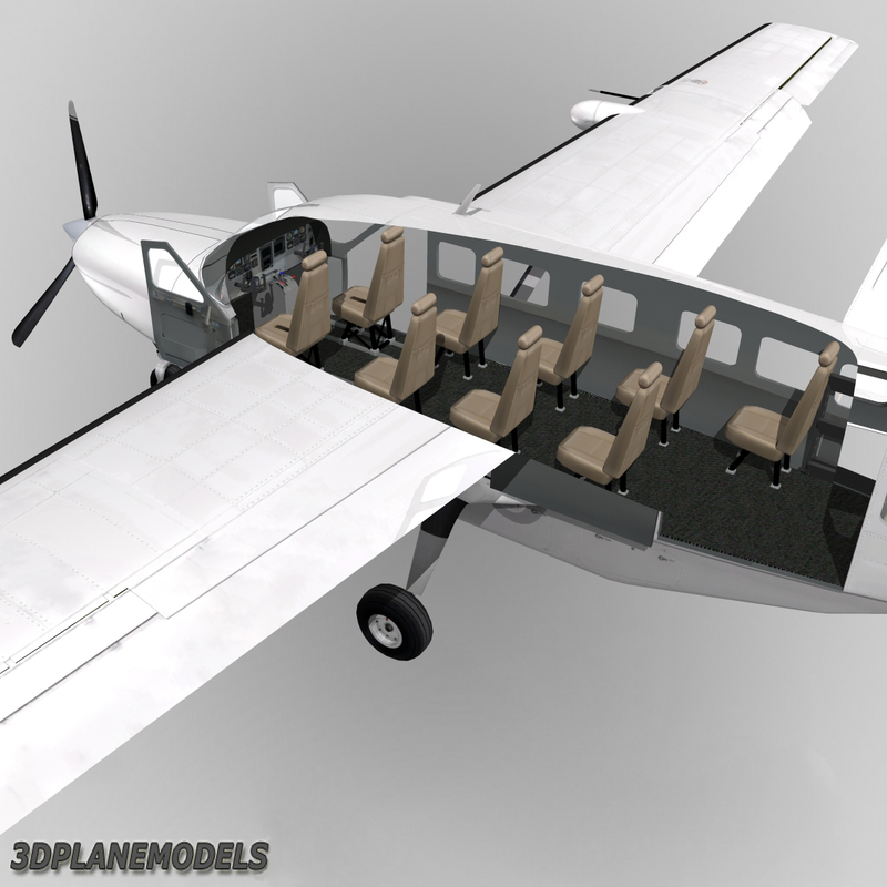 3d model cessna 208 caravan grand