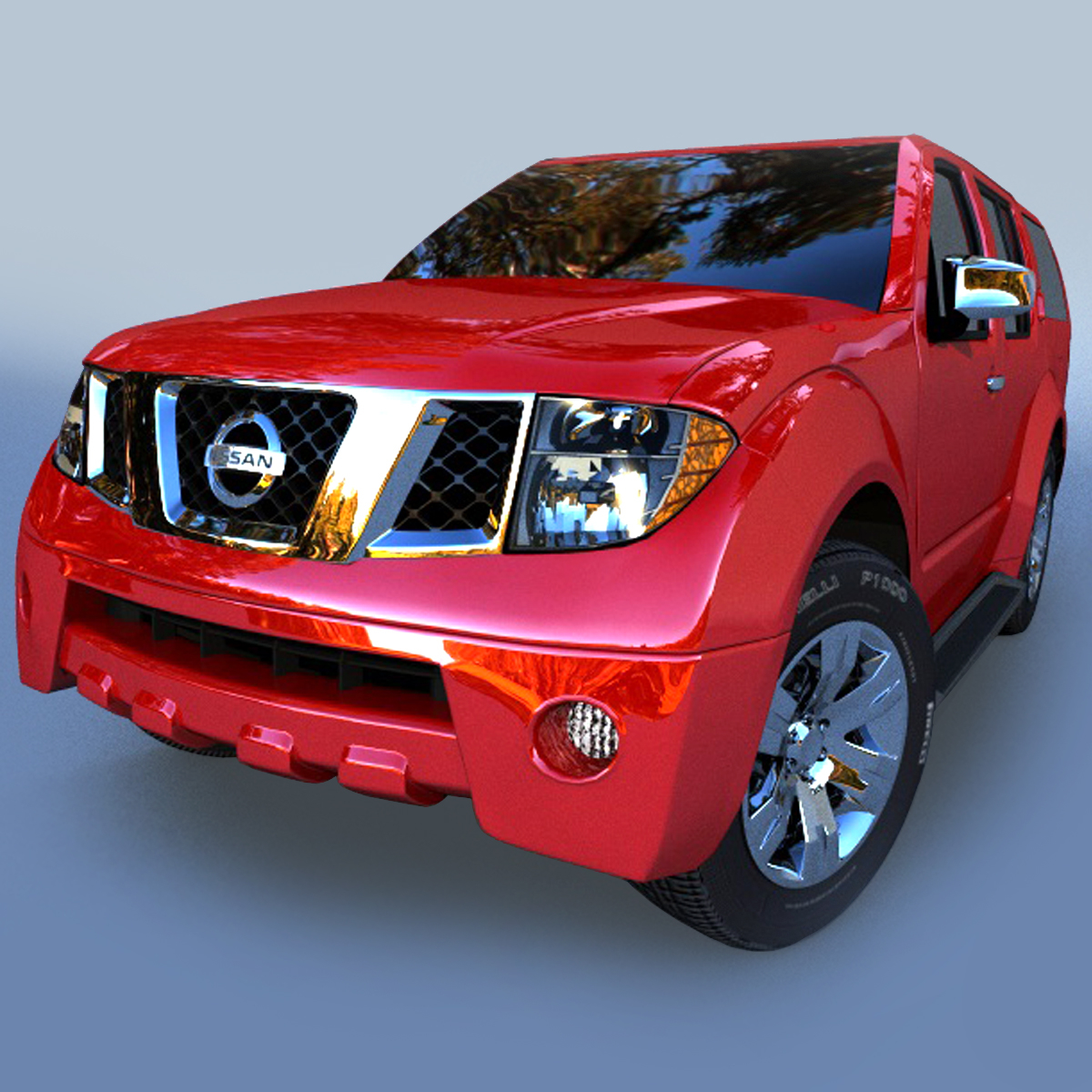 3d nissan pathfinder 2011 car