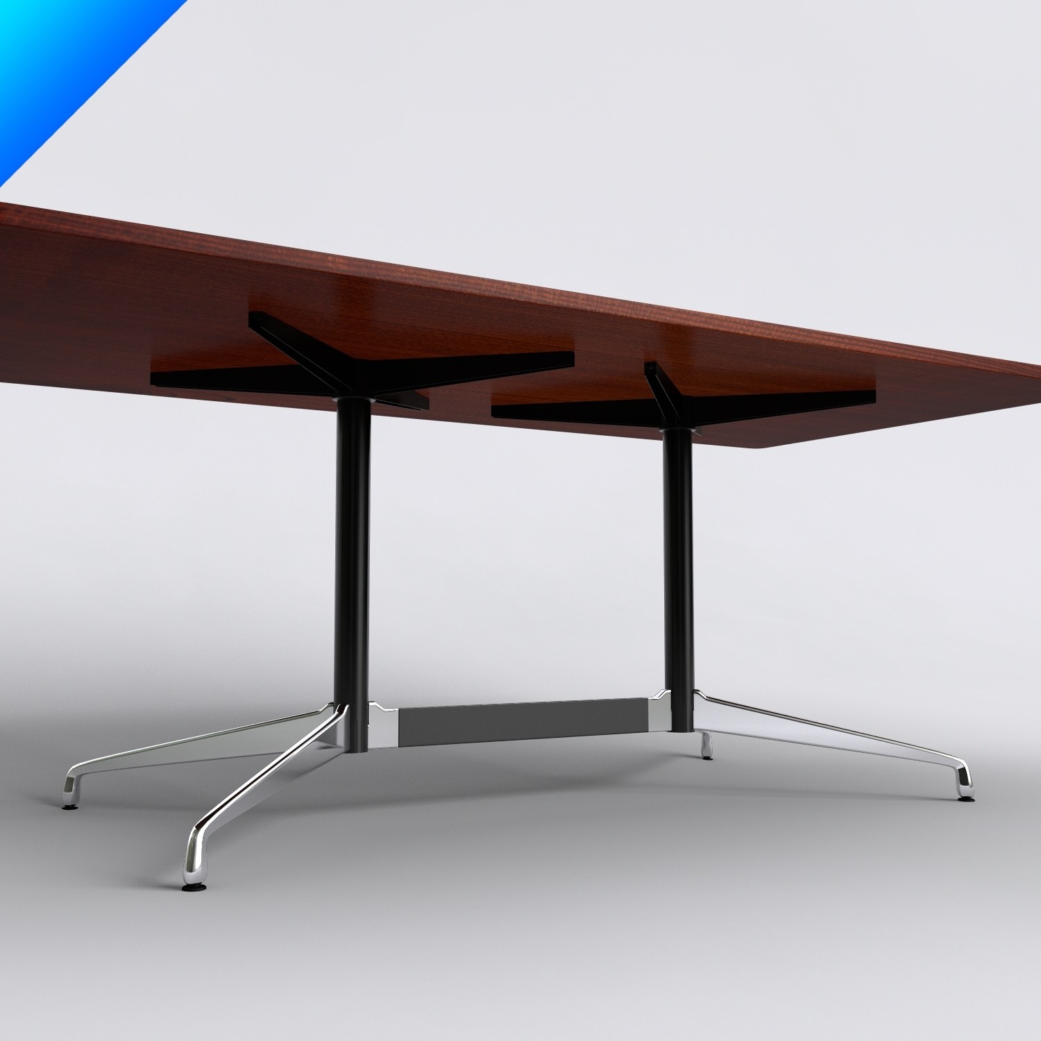 3d charles eames table tops model