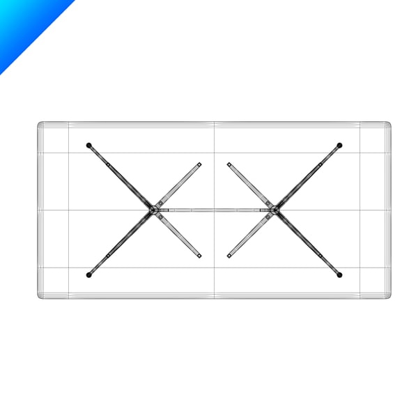3d charles eames table tops model