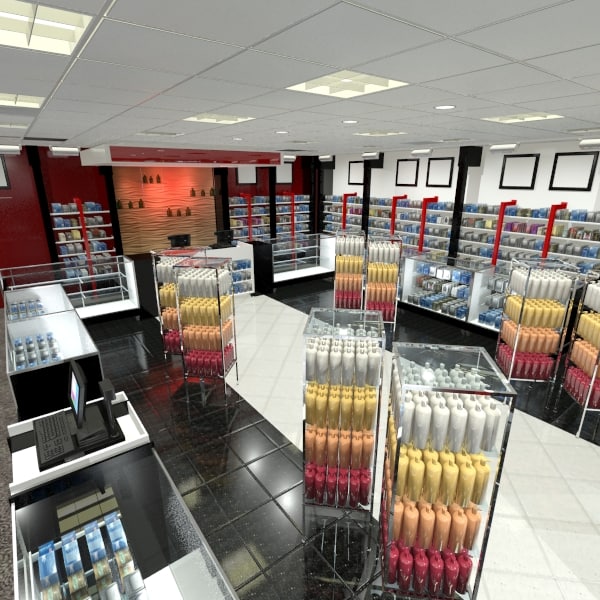 3d model complete retail
