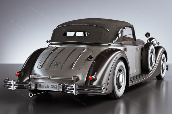 3d model horch 853